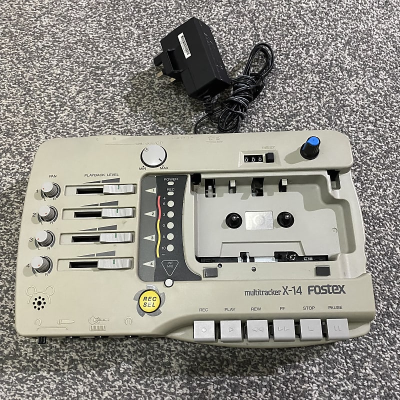 [Rare] Fostex X14 Vintage Analog 4 Track Cassette | Reverb