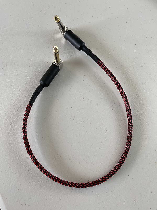 EarCandy Tone Rush Speaker cables 18" long right angles 1.5 | Reverb