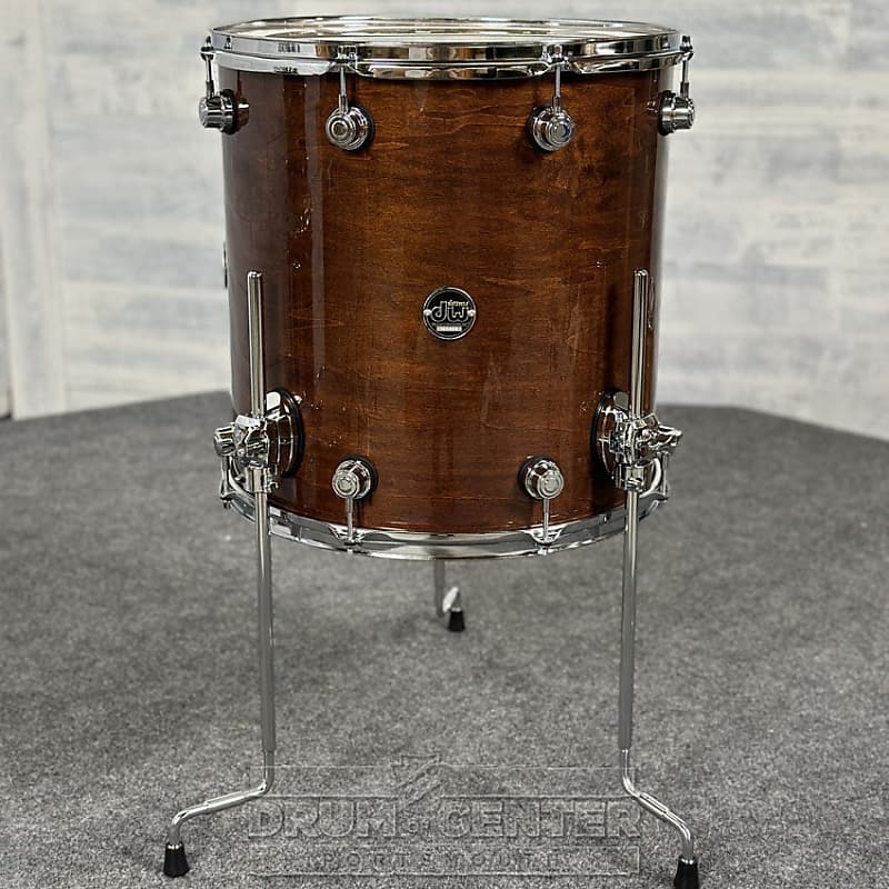 DW Performance Floor Tom 16x16 Walnut Lacquer - DCP | Reverb
