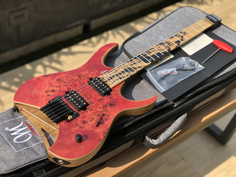 Mayones Hydra Elite PRO 6 Liquid Red Satine | Reverb UK