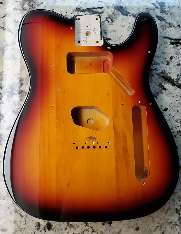 Fender Telecaster Featherweight Body Sunburst 3lbs 8ozs | Reverb
