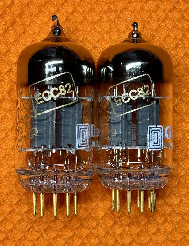 Genalex Gold Lion 12AU7 / ECC82 Gold Pin Reissue Vacuum Tubes | Reverb