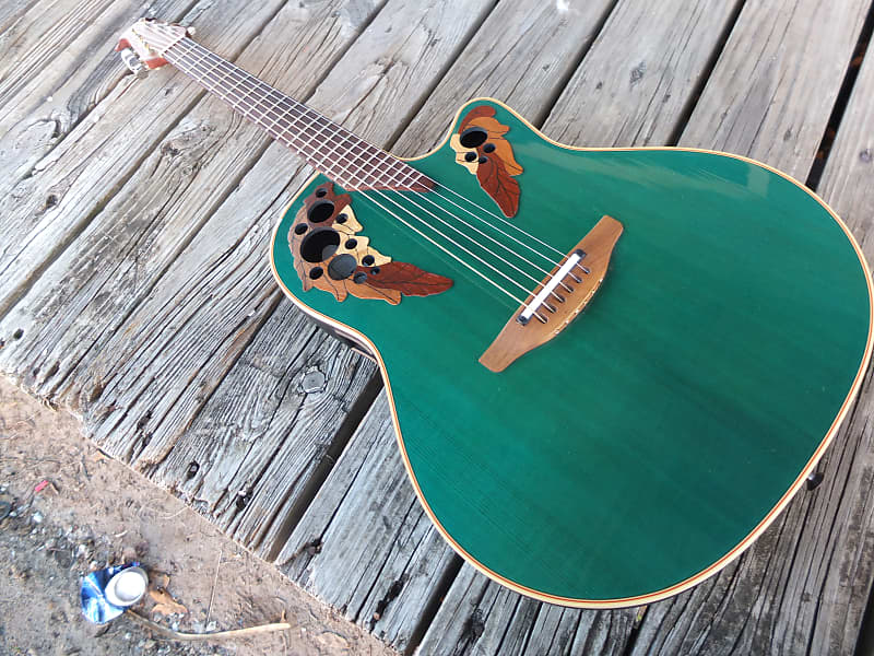 Ovation 6868 Elite Standard 1997 - Emerald Green | Reverb