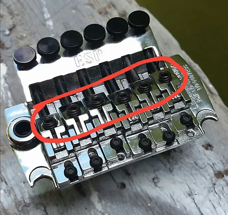 String lock saddle screw set for ESP Sinclair Synclear | Reverb