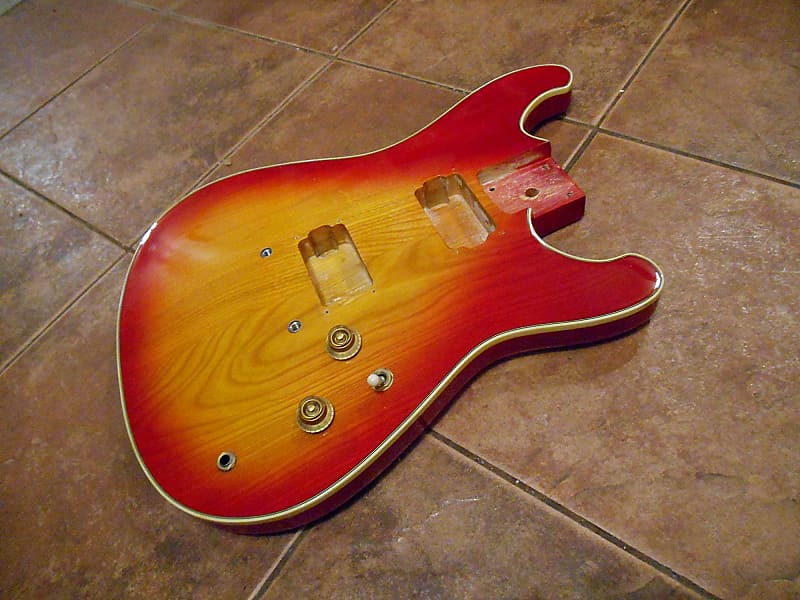 Vintage 1980's Mako Traditionals XK7 Ash Guitar Body. Korea. | Reverb