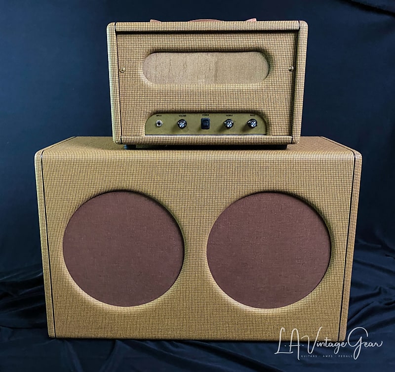 Kerry Wright Custom 2 x 12 Cab & Head with 6L6 Chassis - | Reverb