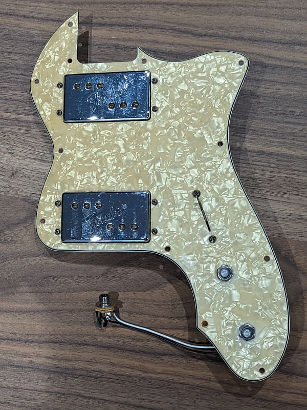 Fender Telecaster Thinline Custom Wide range Humbucker Loaded | Reverb