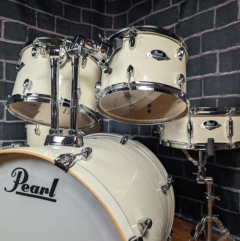 Pearl Export Standard 5pc Drum Kit – Pure White 22x18, 12x8, | Reverb