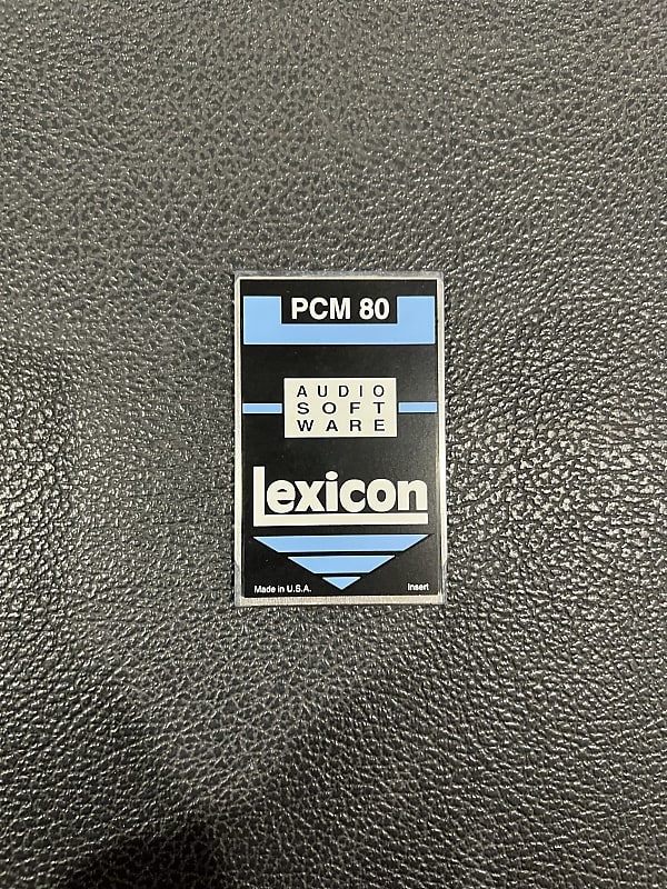 Lexicon Dual FX V1.0 Algorithm Card 1990 | Reverb