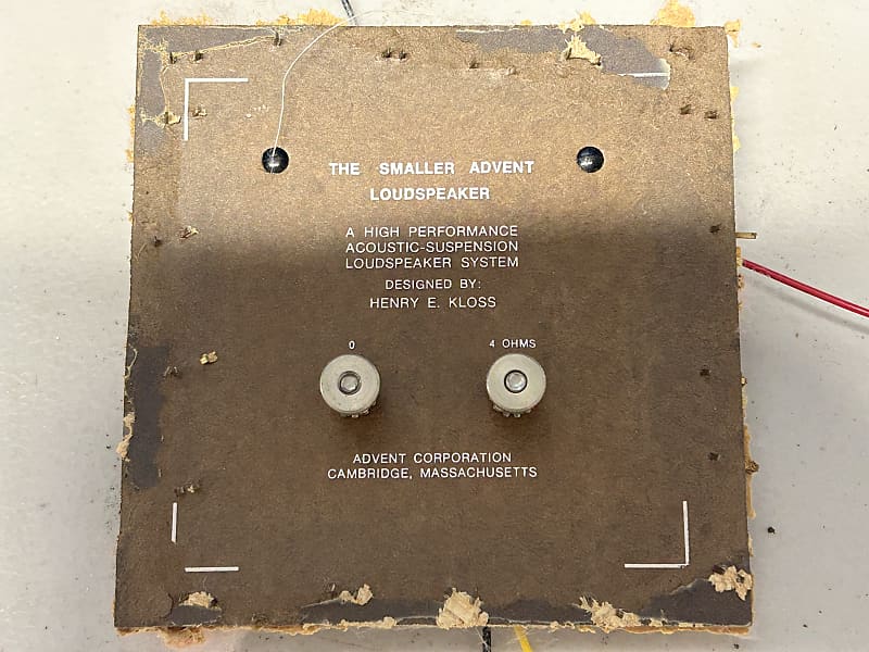 Advent The Smaller Advent Loudspeaker Vintage 1974 Stereo | Reverb