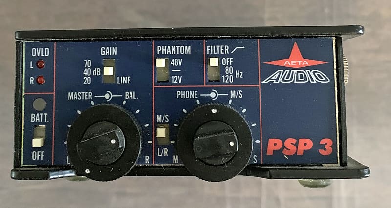 AETA PSP-3 High Quality Portable Mic Preamp | Reverb