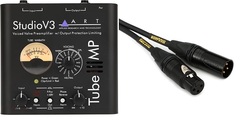 ART Tube MP Studio V3 Tube Microphone Preamp Bundle with | Reverb