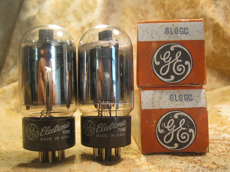 Vintage Matched Codes PAIR GE 6L6GC Tubes NOS NIB *DD*Getter | Reverb