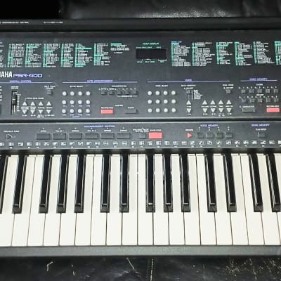 Vintage Yamaha PSR-400 Keyboard Piano Synth MIDI AWM 61 Keys | Reverb