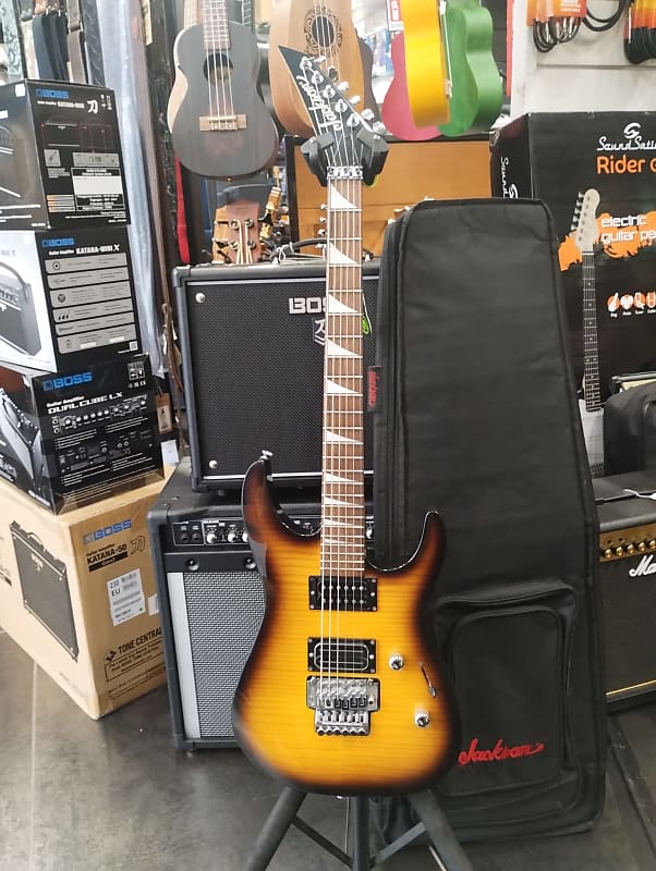 Jackson JS32R FR Dinky - Tobacco Sunburst - w/UP GRADE and | Reverb