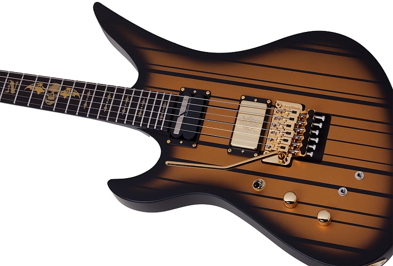 SCHECTER Signature Synyster Custom FR S, Satin Gold | Reverb