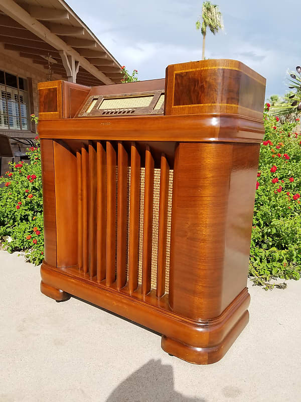 Custom Philco 41-295X Guitar Amp Speaker Cab with Jensen | Reverb