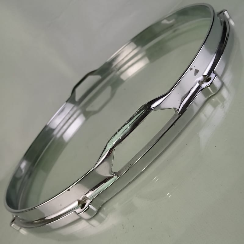 Carlton 14"Die-Cast Snare Drum 8Lug Resonant Rim/Hoop Chrome | Reverb