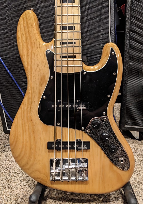 SX Ursa 2 JR MN Ash 5 NA - 30"-Scale 5-String Bass Ash Body | Reverb