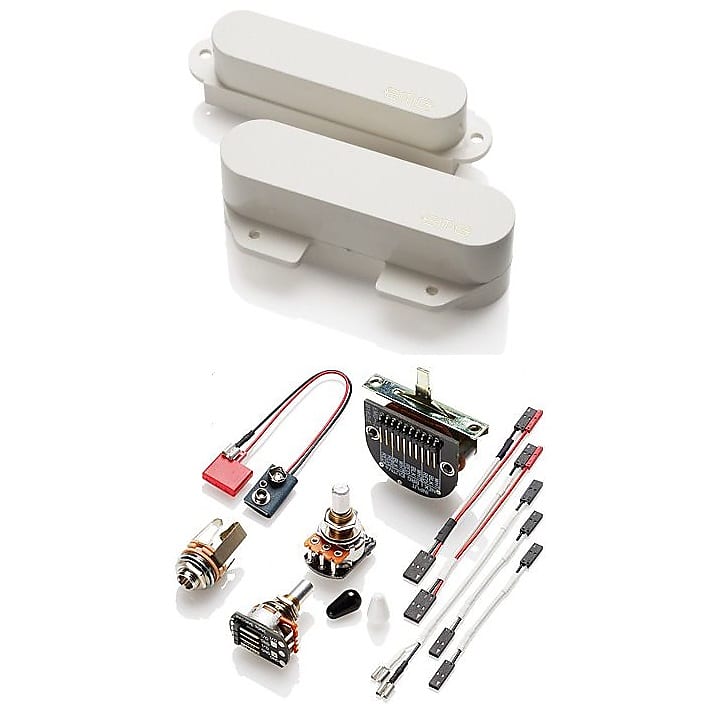 EMG TX SET WHITE ACTIVE TELECASTER TELE PICKUPS FTX & RTX | Reverb