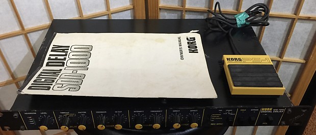 Rare/Vintage Korg SDD 1000 Digital Delay Guitar Effects Rack- | Reverb