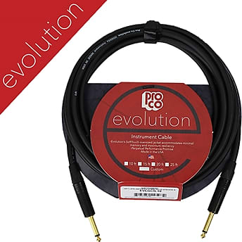 ProCo Evolution Instrument Cable, 20 FT, Straight-Straight | Reverb