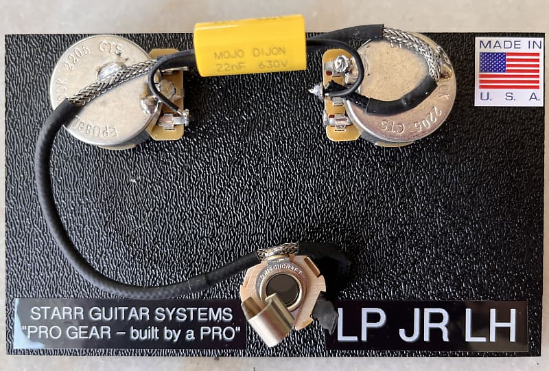 Star Guitar Systems Left-Handed Les Paul Junior Wiring | Reverb