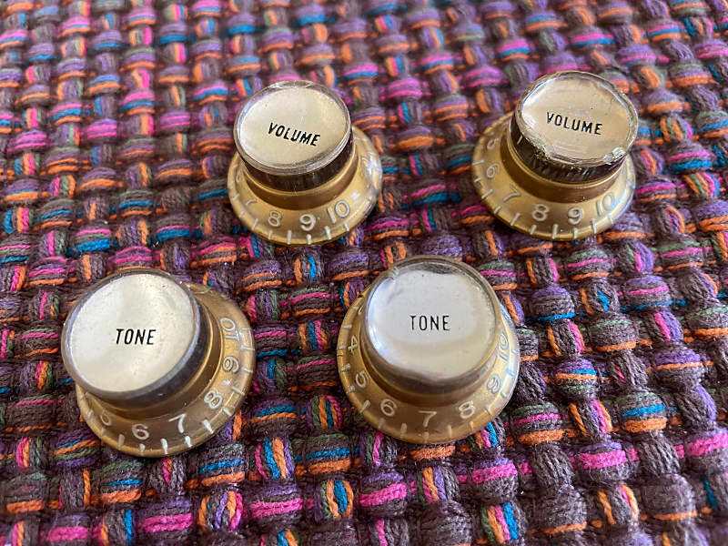 Gibson Reflector Knobs 1968 | Reverb