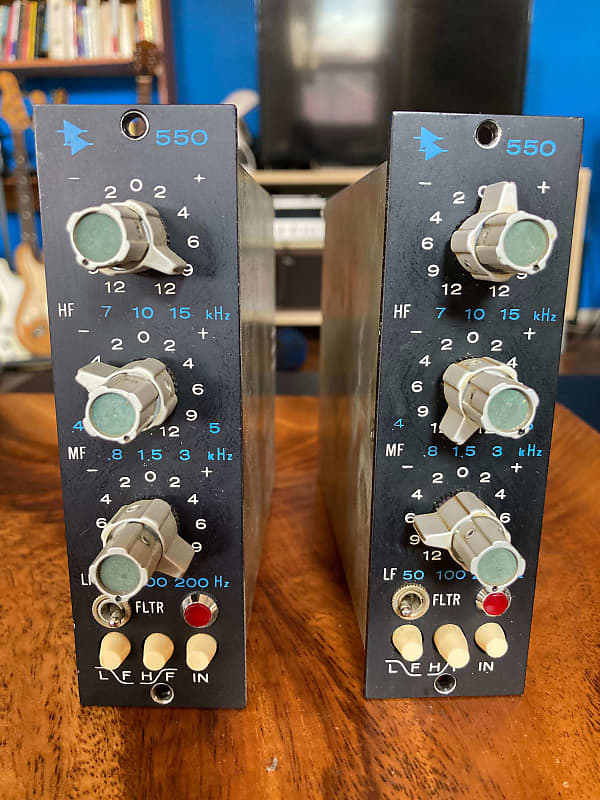 API 550 500 Series 3-Band EQ 1969 Matched Pair | Reverb
