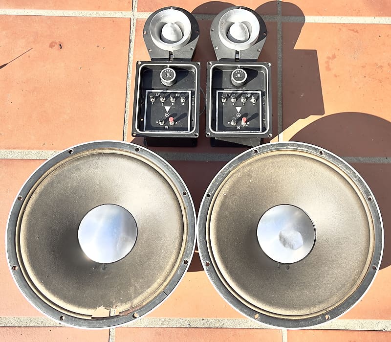 JBL 075 bullet tweeters, N2400 crossovers, and D131 woofers! | Reverb