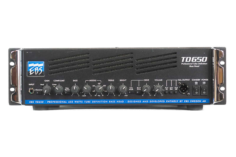 EBS TD 650 bass head amplifier 530W 2000s Sweden | Reverb UK