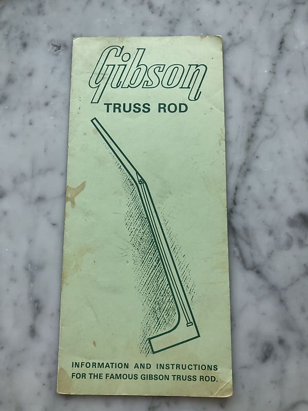 1968 Gibson Truss Rod Brochure Catalog Case Candy Vintage SG | Reverb