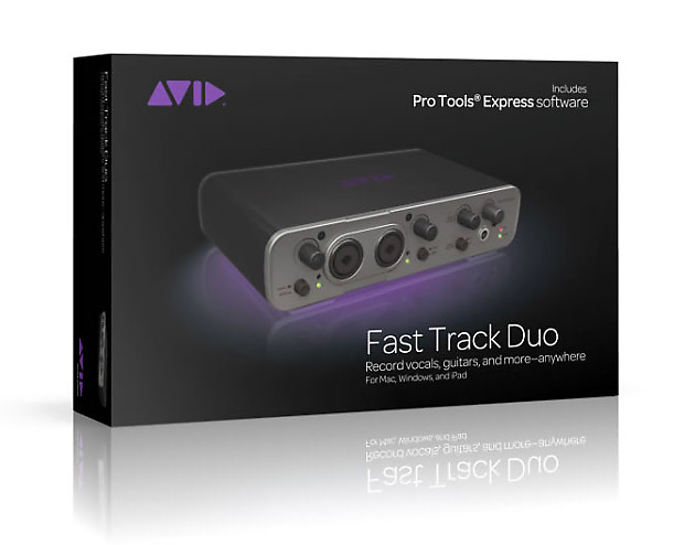 Avid Educational Fast Track Duo With Pro Tools Express Free | Reverb