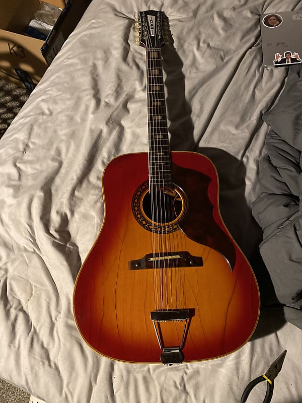 Eko Ranger XII 1967 - Cherry Burst | Reverb