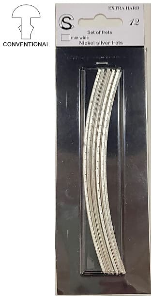 Sintoms Set Of 12 Precut Curved Guitar Frets Medium 215114 S | Reverb