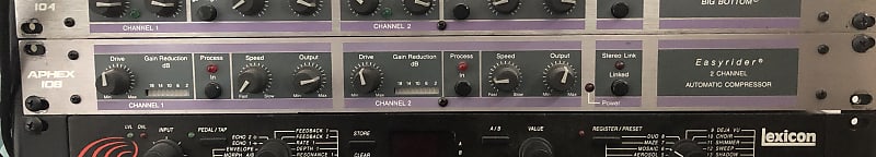 Aphex 108 Easyrider 2 channel compressor | Reverb