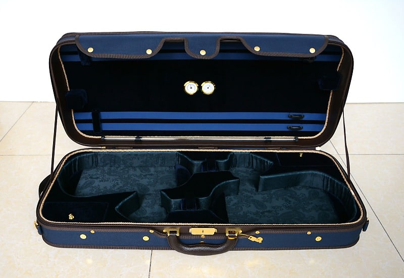 Strong&Sturdy 4/4 Full Size Wooden Double Violin Case for 2 | Reverb