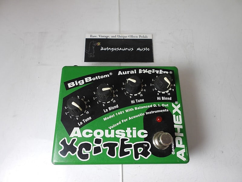 Aphex Acoustic Xciter Aural Exciter Effects Pedal Preamp EQ | Reverb