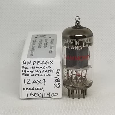 1960s Amperex Silvertone 12AX7 / ECC83 Matched Pair Vintage | Reverb