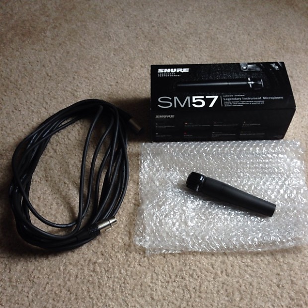 Shure SM57 w/ 25-foot XLR Cable | Reverb