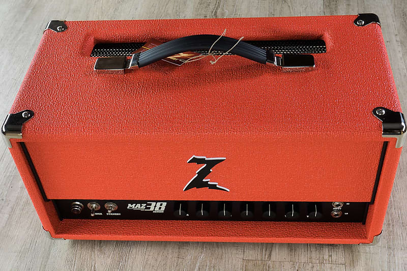 Dr Z MAZ 38 MKII Head and Backline 2x12 Cab - Red/Black | Reverb