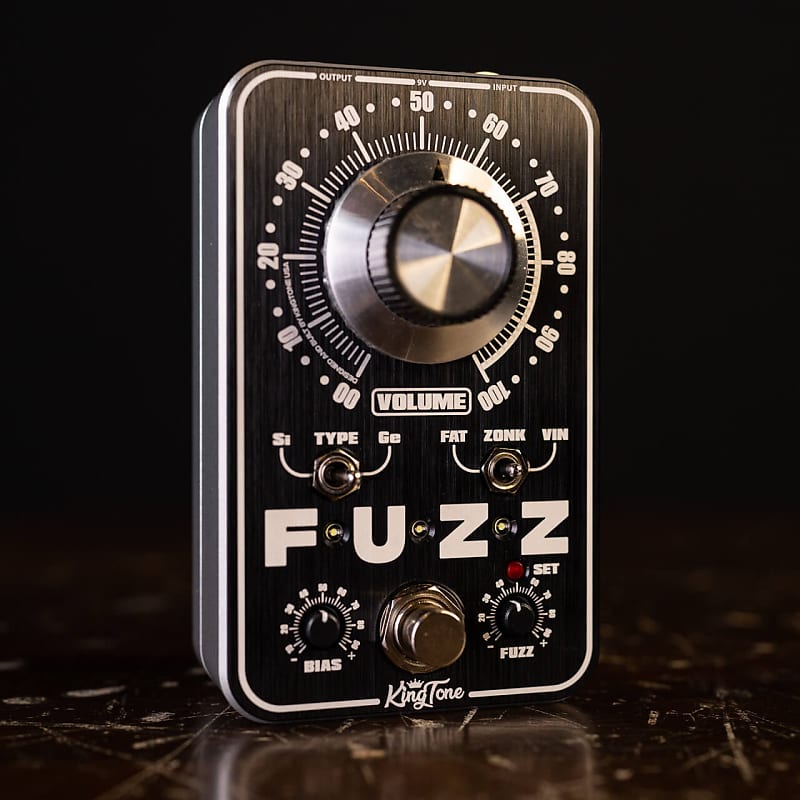 King Tone Guitar miniFUZZ V2 - Black | Reverb