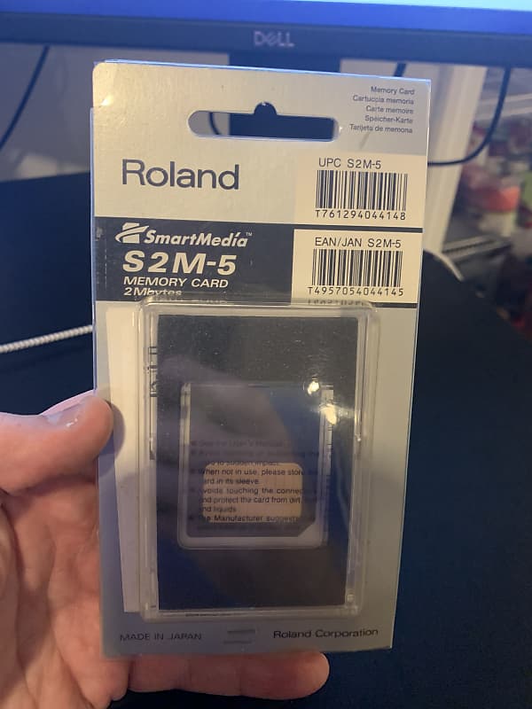Roland S2M-5 1980's - SmartMedia Media Card 2Mbytes | Reverb