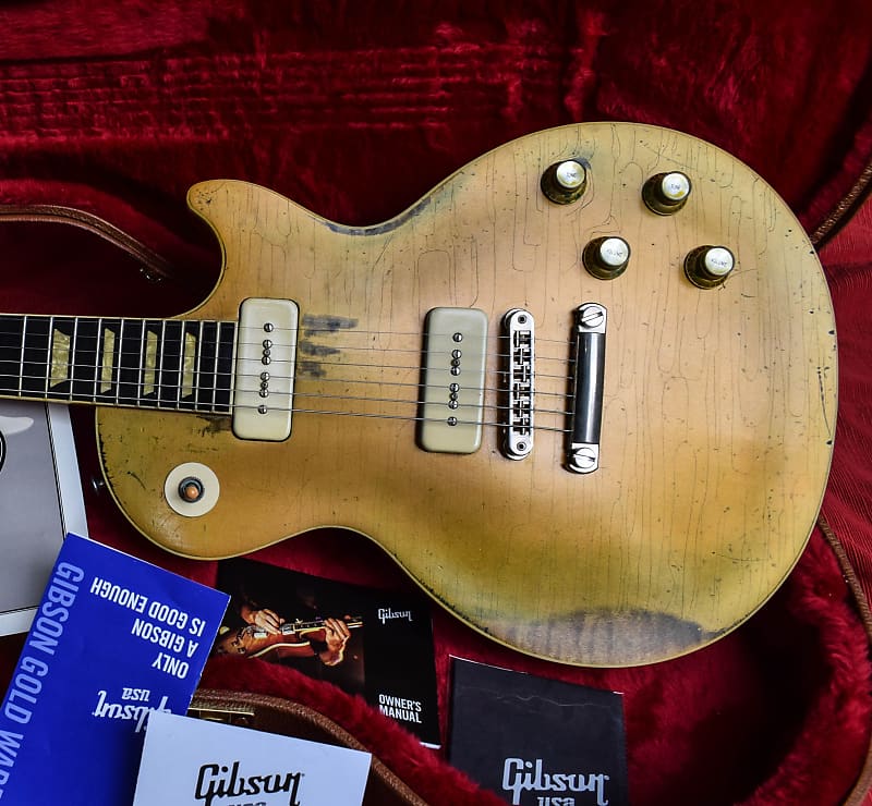 Gibson Les Paul Classic Heavy Aged Goldtop Dax&Co. Custom | Reverb