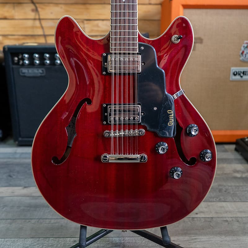 Guild Starfire-I 12-string Double Cutaway in Cherry Red | Reverb UK