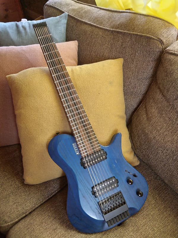 Kiesel Zeus Z8 2021 Blue Raw Tone 8 string | Reverb