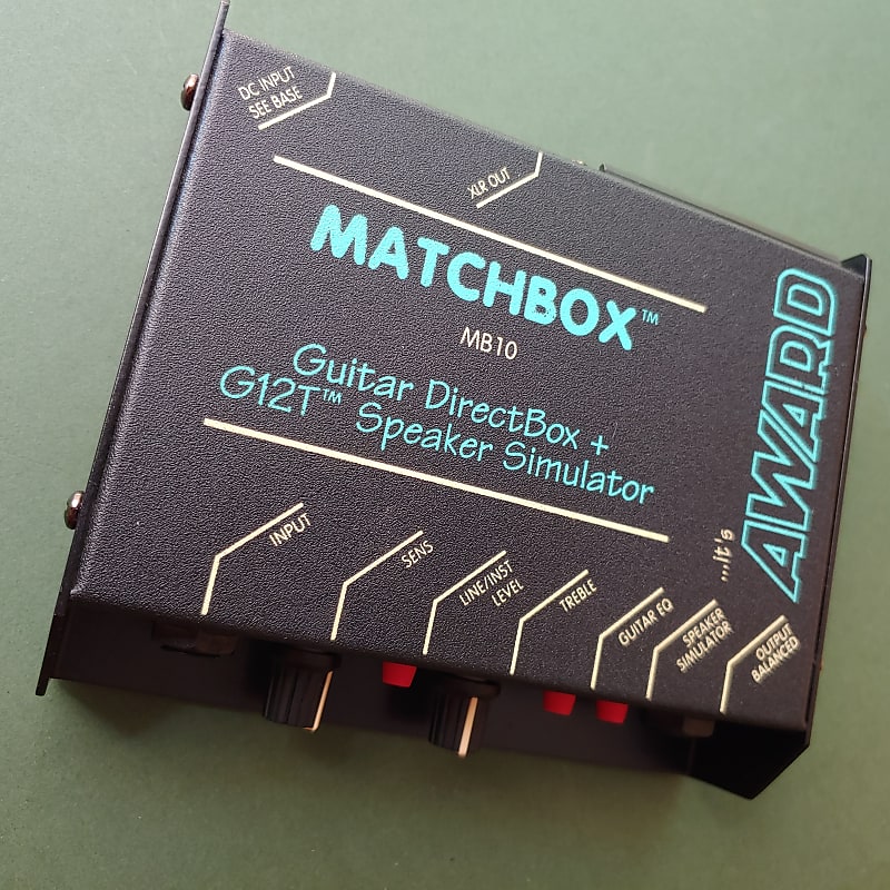 Direct Box / Pre-Amp / Speaker Simulator / Award Matchbox | Reverb