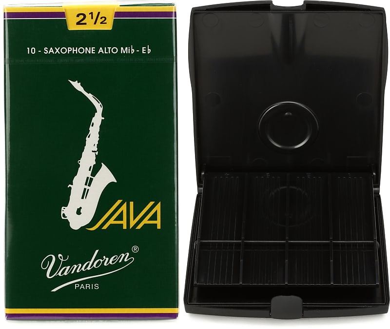 Vandoren SR2625 - JAVA Green Alto Saxophone Reeds - 2.5 | Reverb