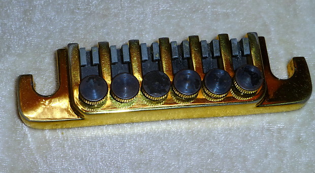 Gibson TP-6 Gold Fine Tuning Bridge Tailpiece 1970's -1990's | Reverb