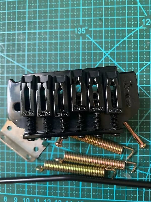 Lefty Ibanez Fat 10 Bridge Tremolo Set in Black | Reverb